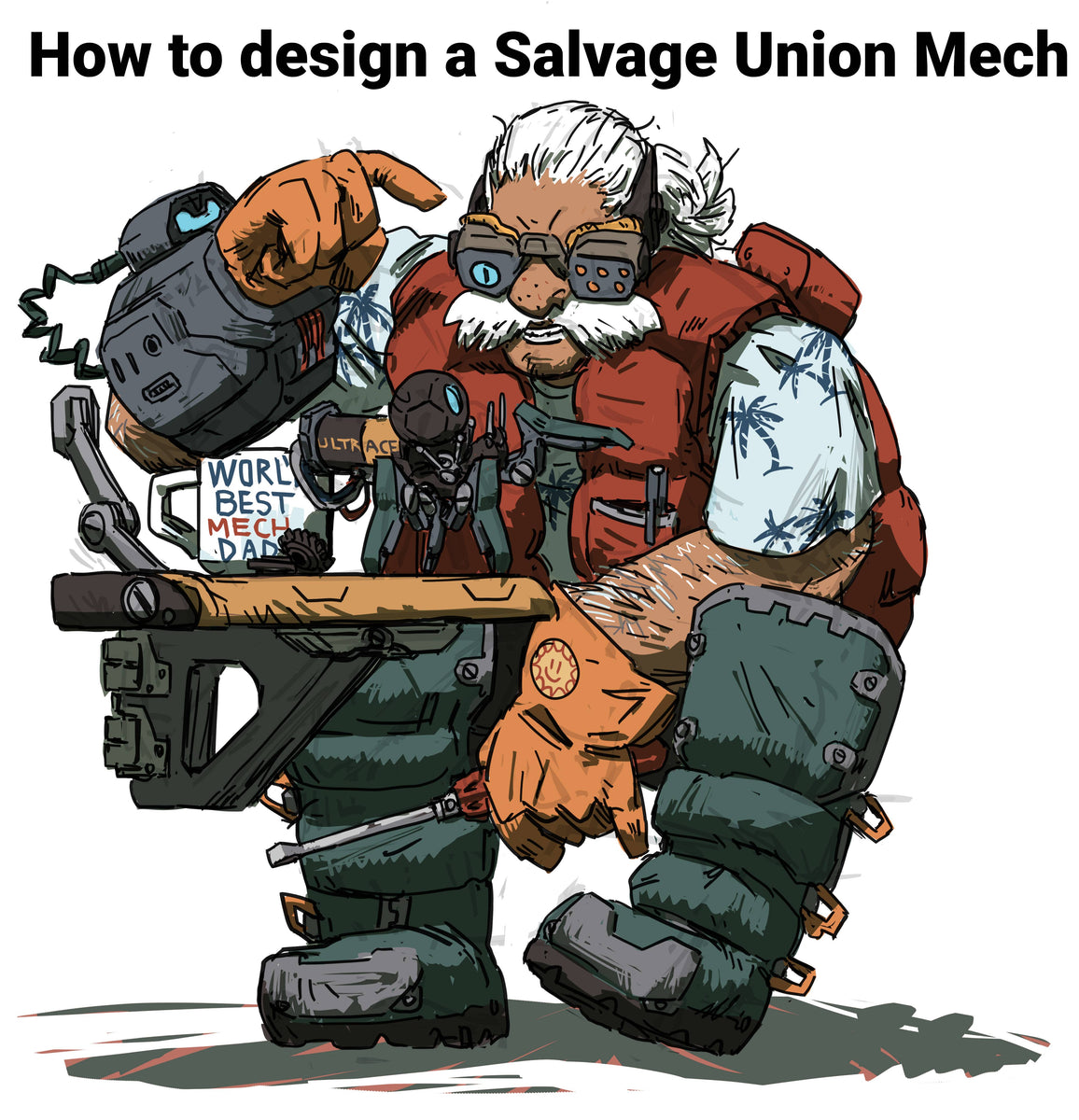 How to design a Salvage Union Mech (Design Blog #9) – Leyline Press